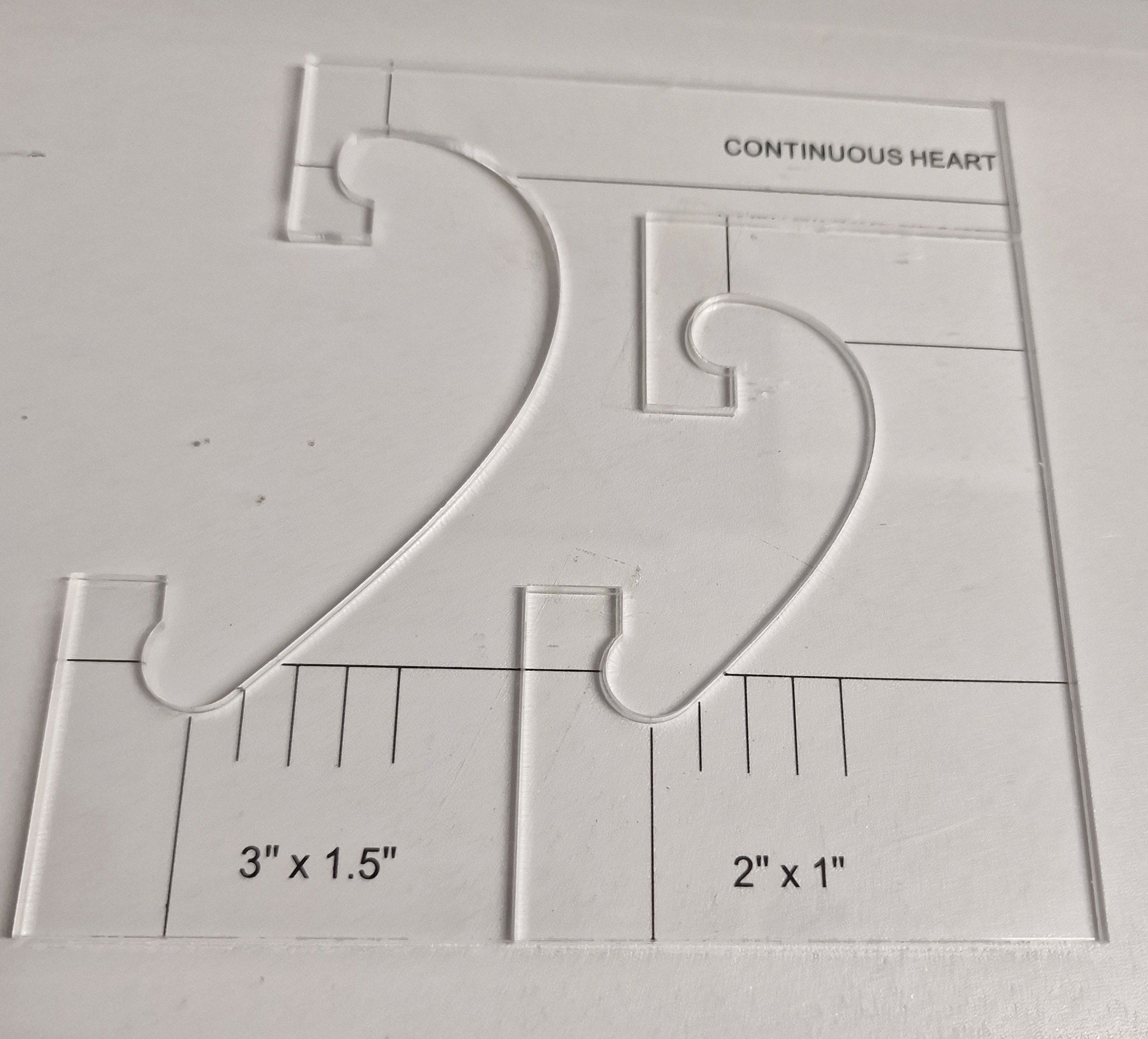 New Ruler Border Sampler Template Set for Sewing Machine 1set = 4pcs ...