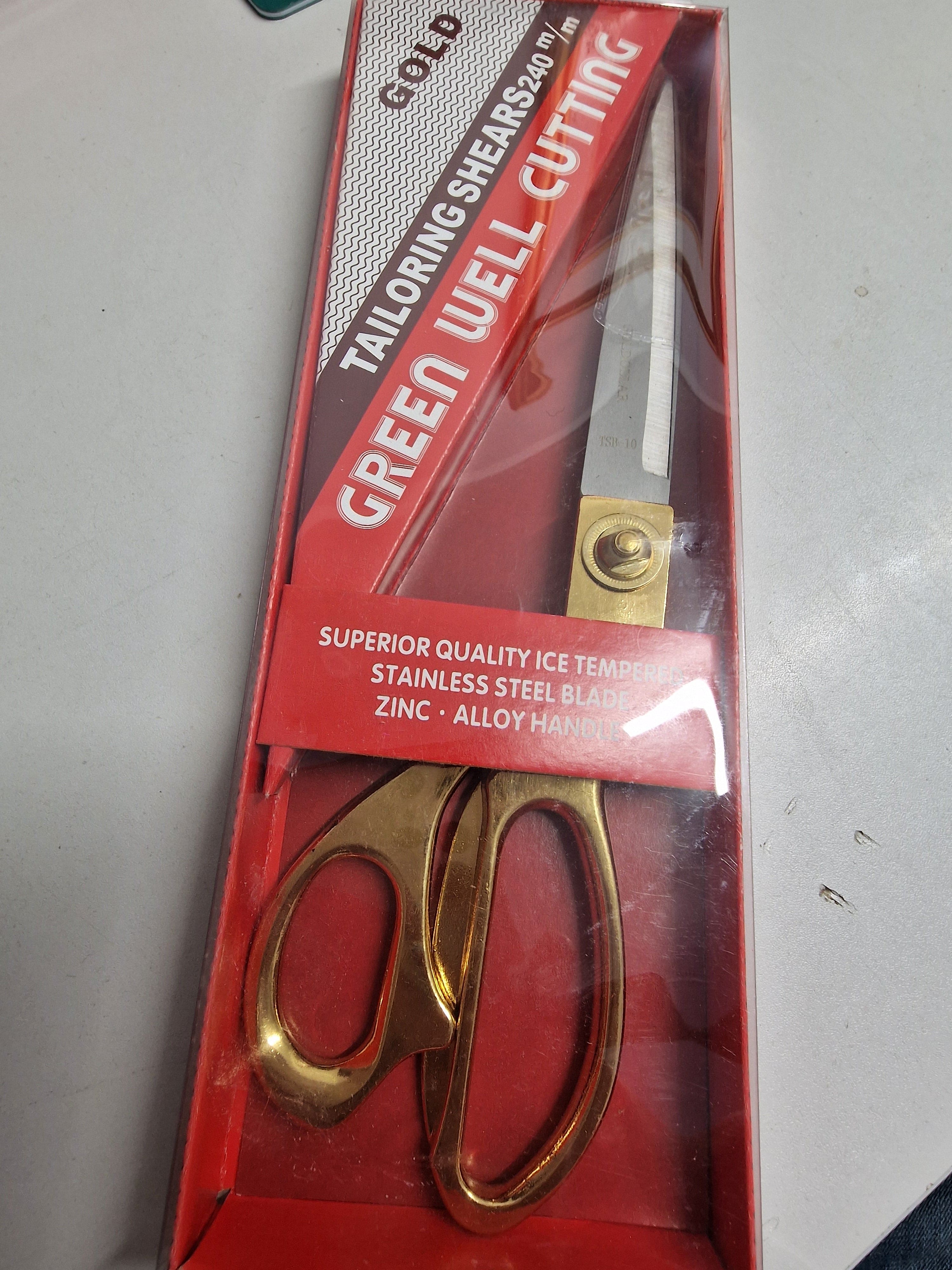 Tailoring Scissors 10.5" Stainless Steel Gold, Black, Bronze, Silver ...